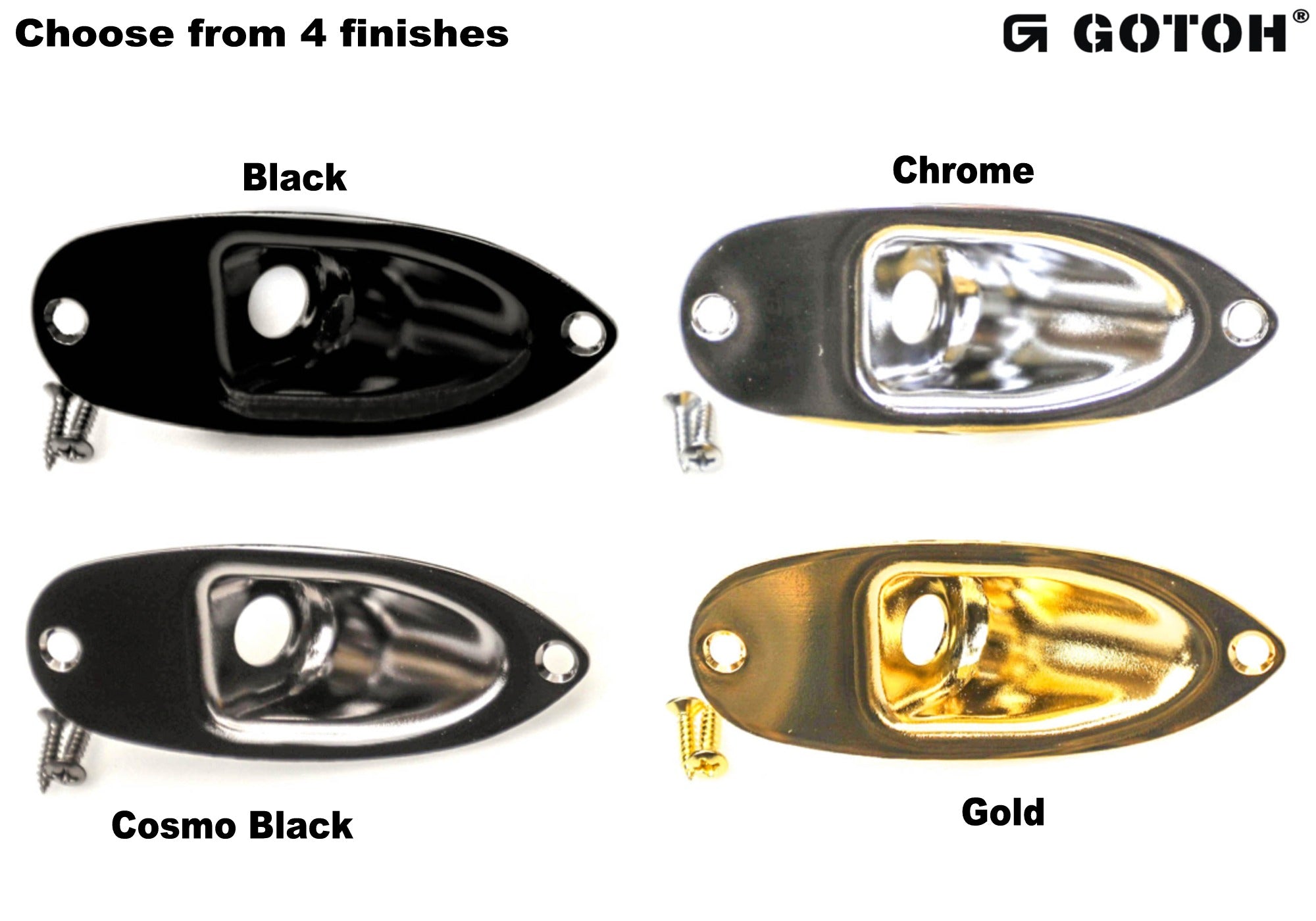 Gotoh JCS-1 Strat Jack Plate (choose finish) – EdCo Fine Woods Canada Inc.