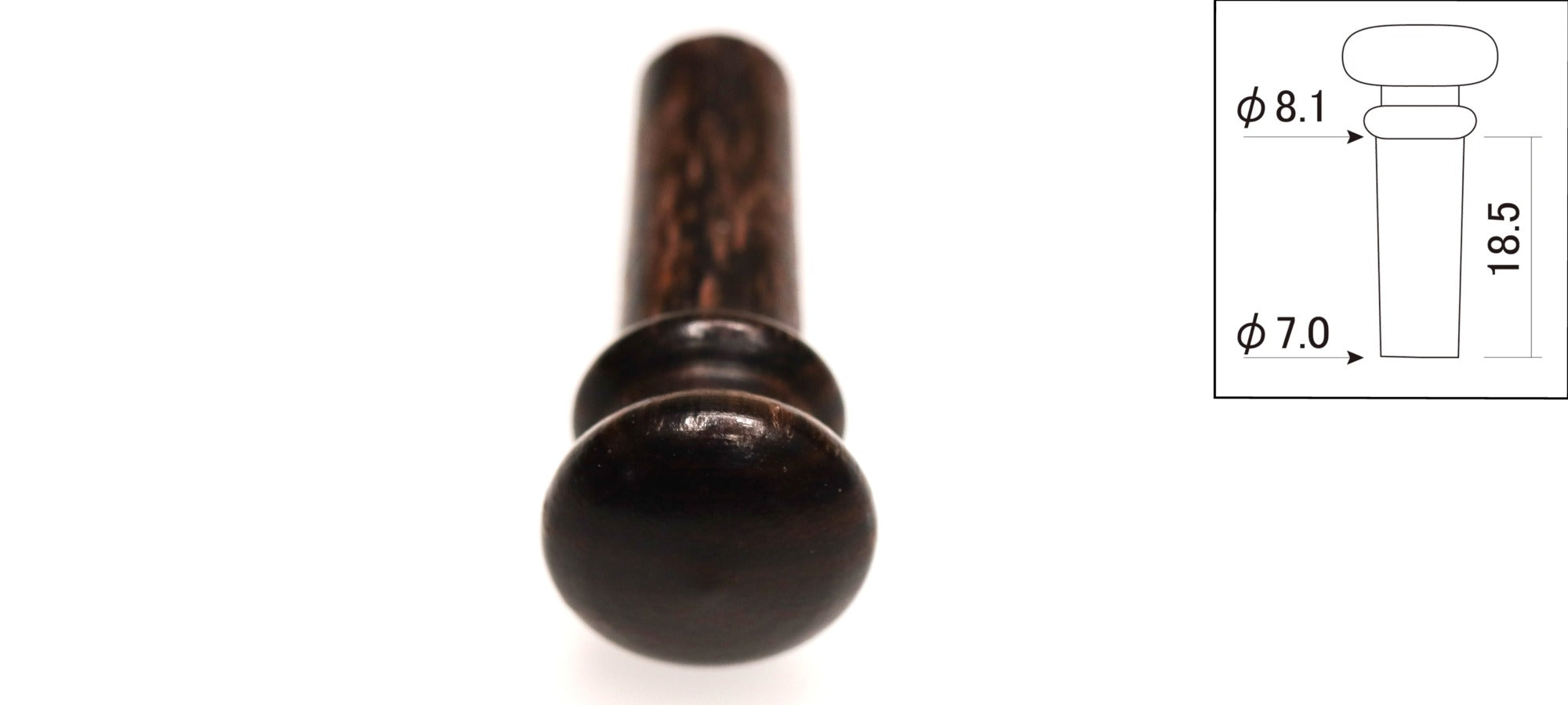 Endpin, Rosewood – EdCo Fine Woods Canada Inc.